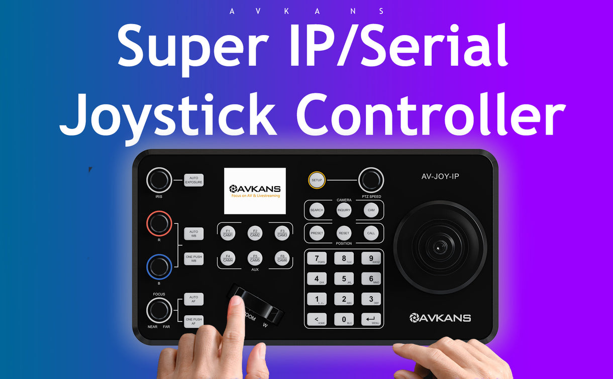 AVKANS Super PTZ Camera Joystick Controller , AV-JOY-IP